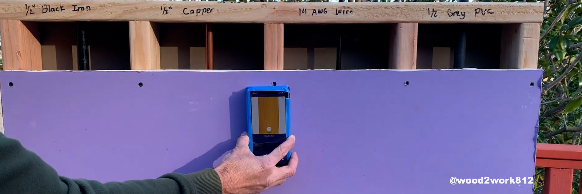 See Through Walls: Find Hidden Studs, Wires & Pipes with the Walabot W ...
