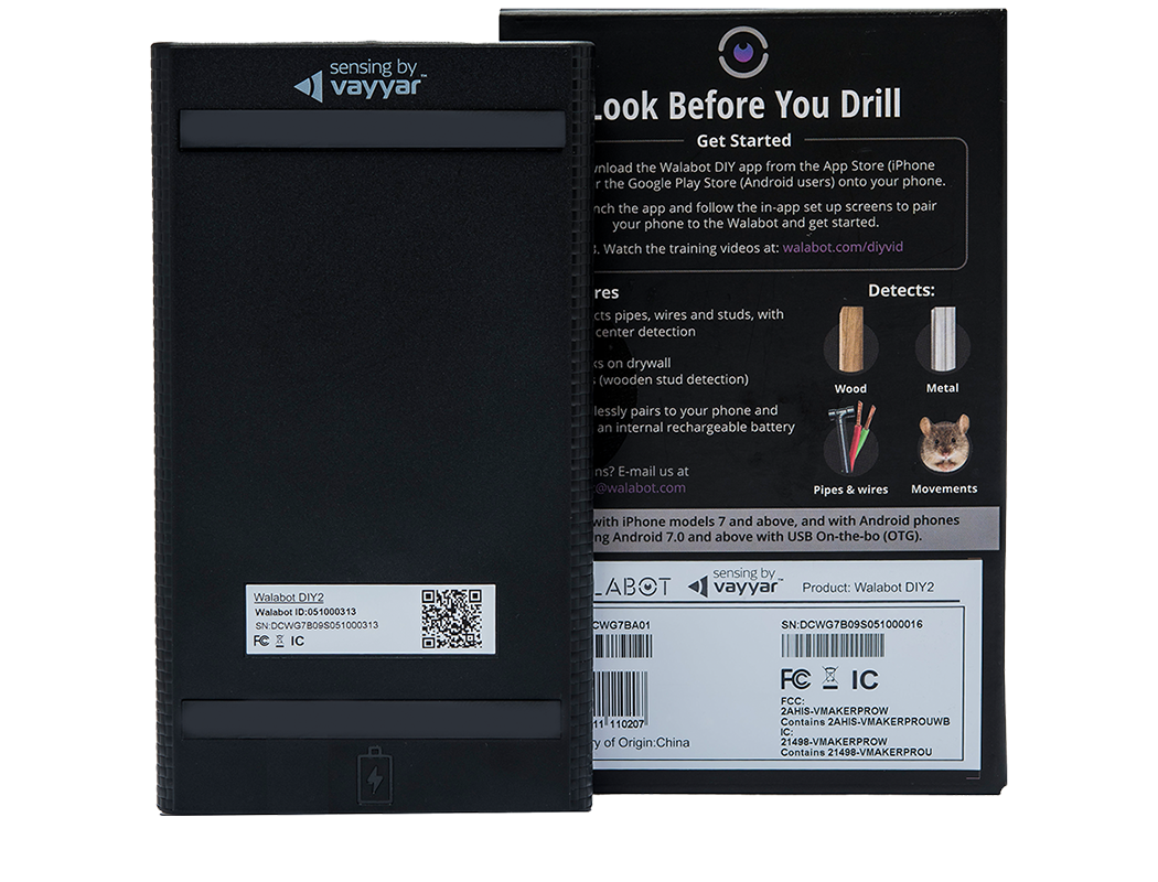 Walabot DIY 2: Advanced Wall Scanner for Professionals and DIYers ...